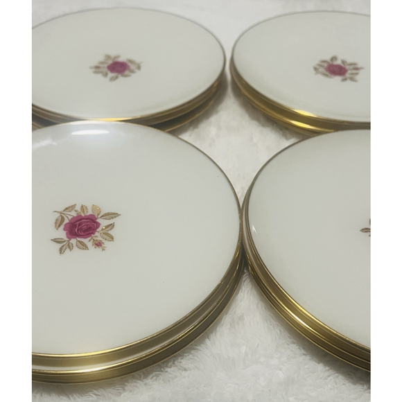 Lenox | Dining | Lenox Roselyn X34 Set Of 2 Bread Dessert Plates Rose ...
